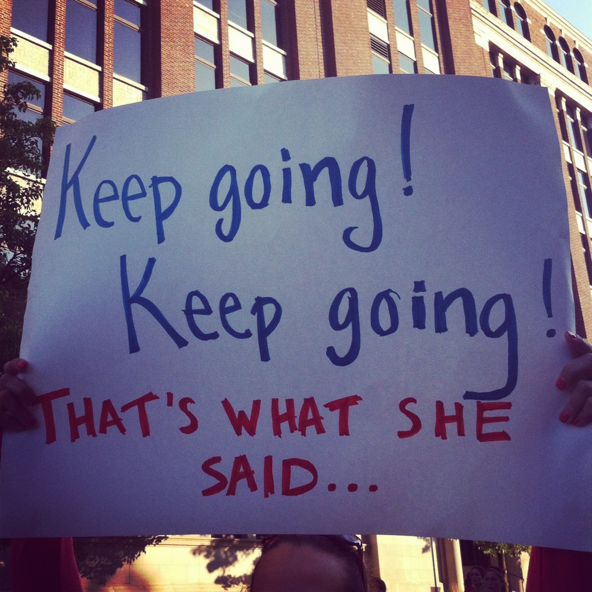 Race Signs | I Sweat Pretty